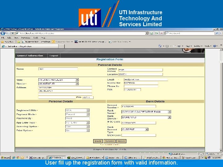Welcome to Proposed PAN Online Process by UTIITSL