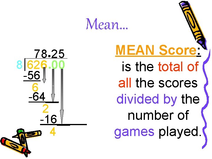 Mean Median Mode Range By B Wright Revised