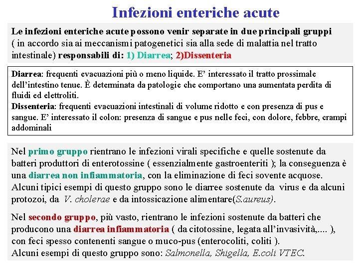 MICROBIOLOGIA DELLAPPARATO GASTROENTERICO PRESENZA DI MICRORGANISMI NEL ...