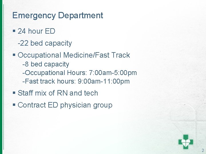 St Francis Health Center Emergency Dept Emergency Department
