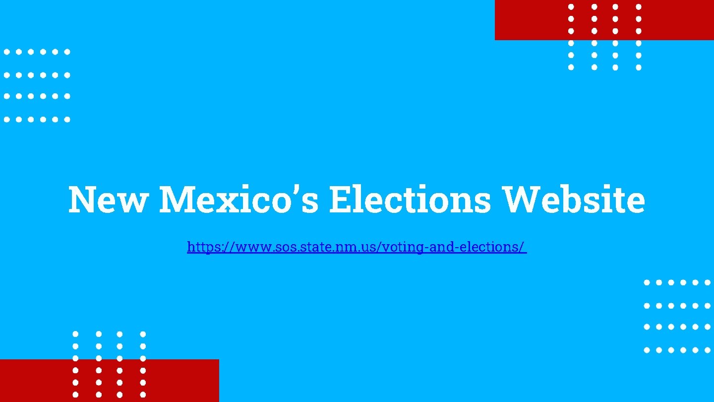 New Mexico Voter Registration Guide Am I Eligible