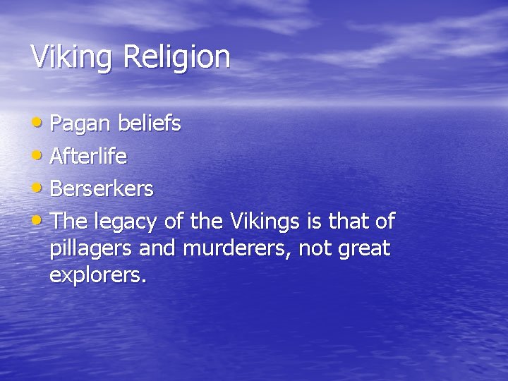 Preliminary Oral Defence Vikings By Boyce Background Viking