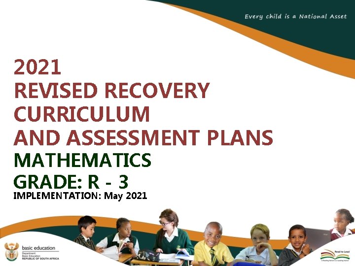 2021 REVISED RECOVERY CURRICULUM AND ASSESSMENT PLANS MATHEMATICS