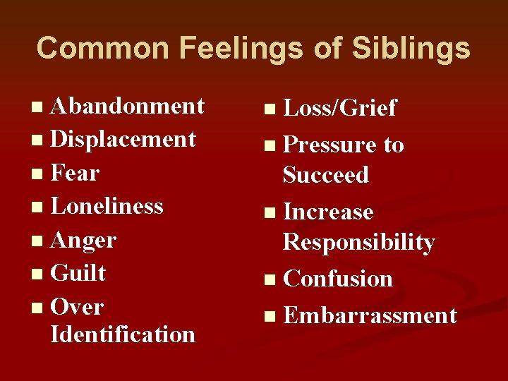 The Effects Of Autism on Siblings How You