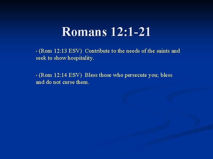 Romans 12 1 21 Rom 12 1 ESV