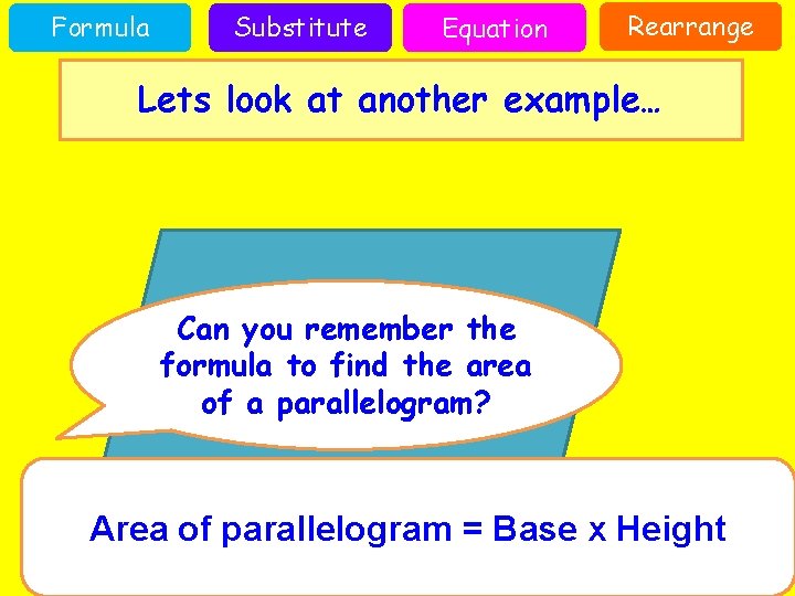 L O To be able to calculate the