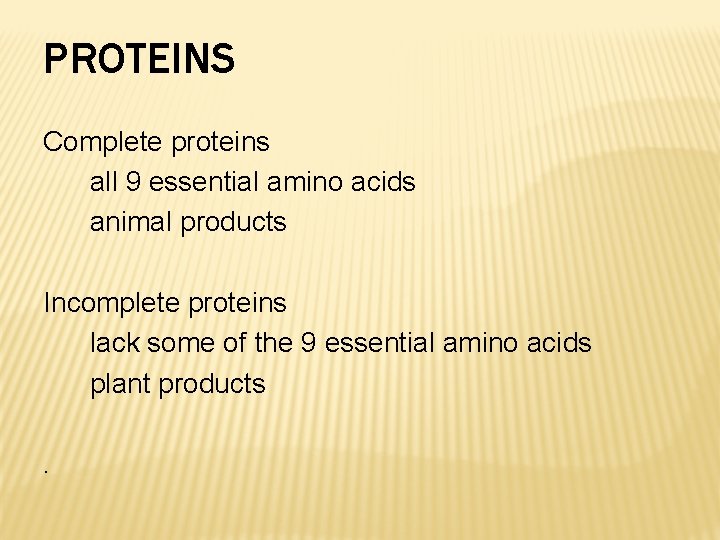 NUTRITION Essential Nutrients Carbohydrates Fat Protein Vitamins Minerals