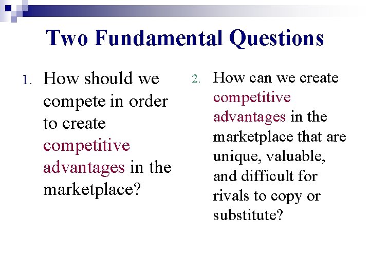 Chapter 1 An Overview of Strategic Management References