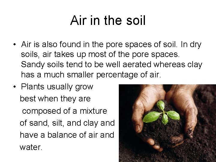 Soil Basics What is Soil Soil is the