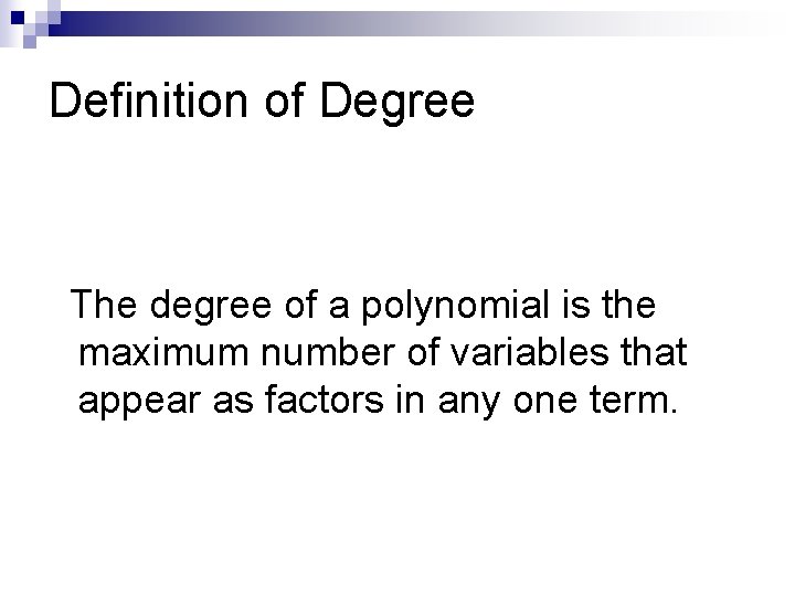 Polynomials Section 1 4 Introduction Operations Polynomial What