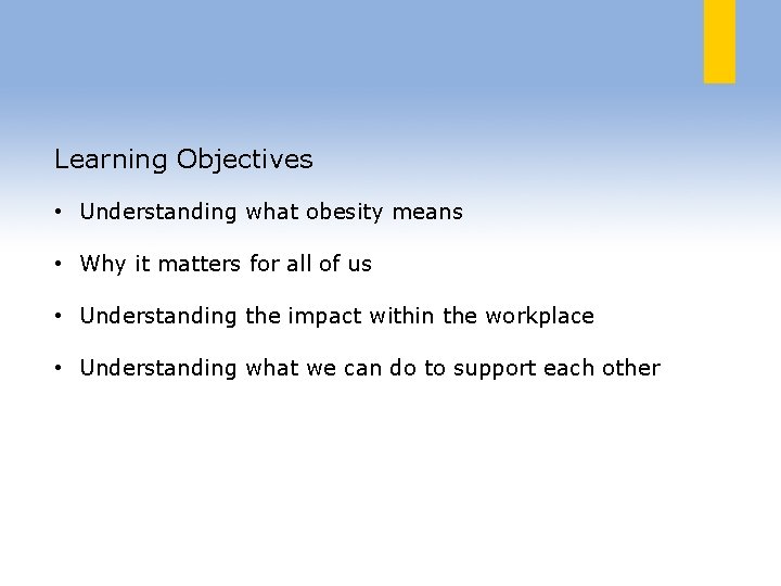 Welcome Staff Health Wellbeing Event Obesity at Work