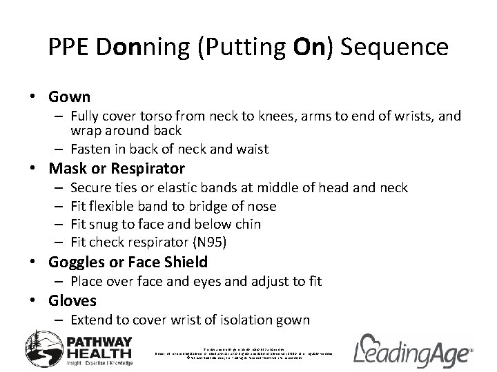 COVID19 Personal Protective Equipment PPE All Staff Training