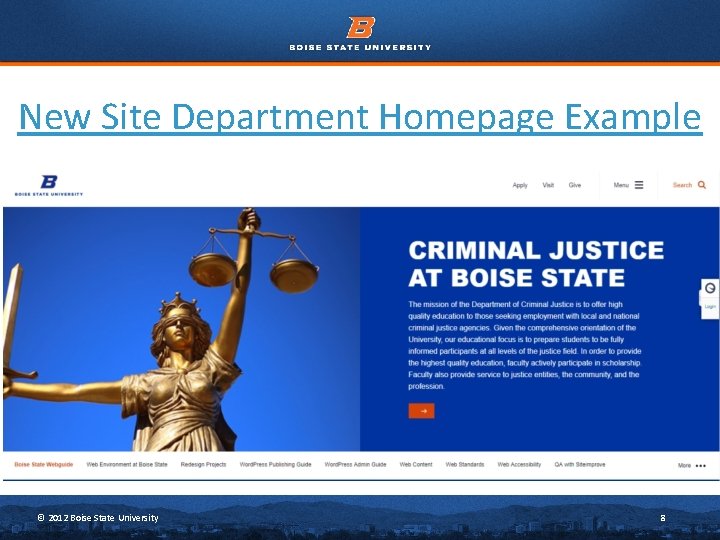 Website Migration Plan School of Public Service 2018
