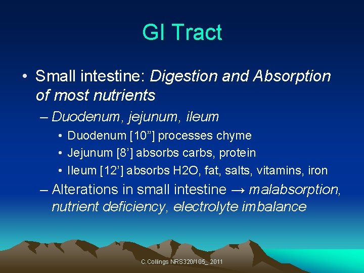 Bowel Elimination Chapter 46 C Collings NRS 320105
