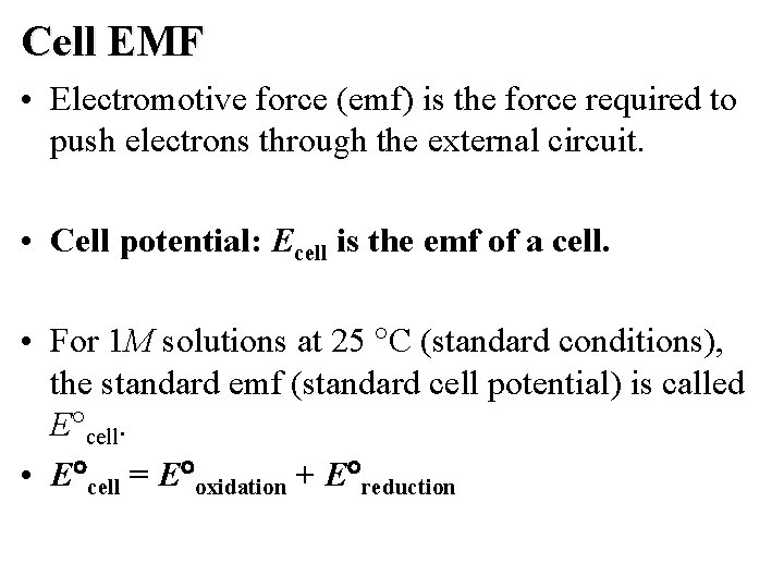 Chapter 19 Electrochemistry Voltaic Cells Generate Electricity which