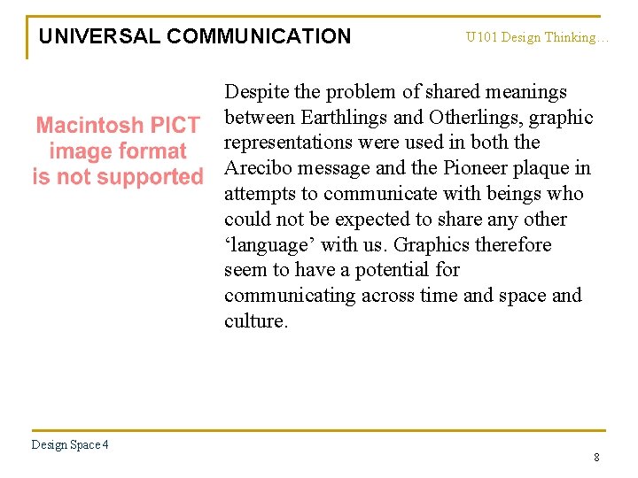 U 101 Design Thinking Design Space 1 Self