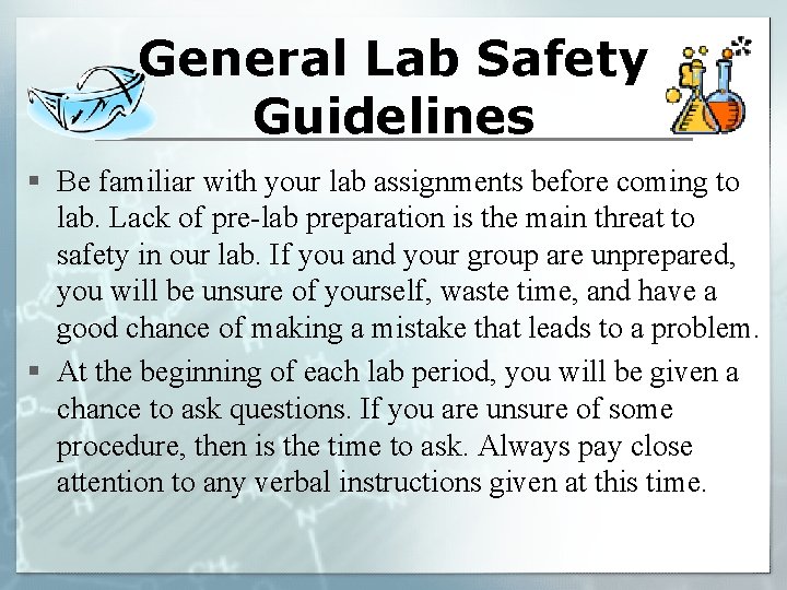 LABORATORY SAFETY MRS LANDA Introduction The science lab