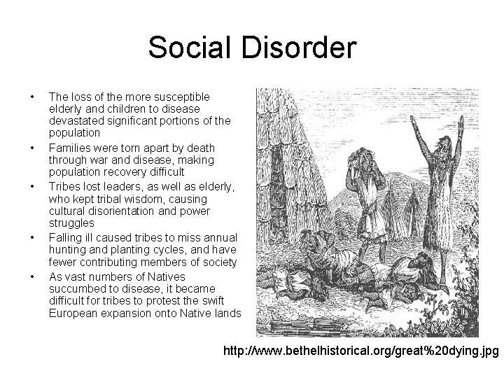 Disease and Depopulation Among Native Americans in New