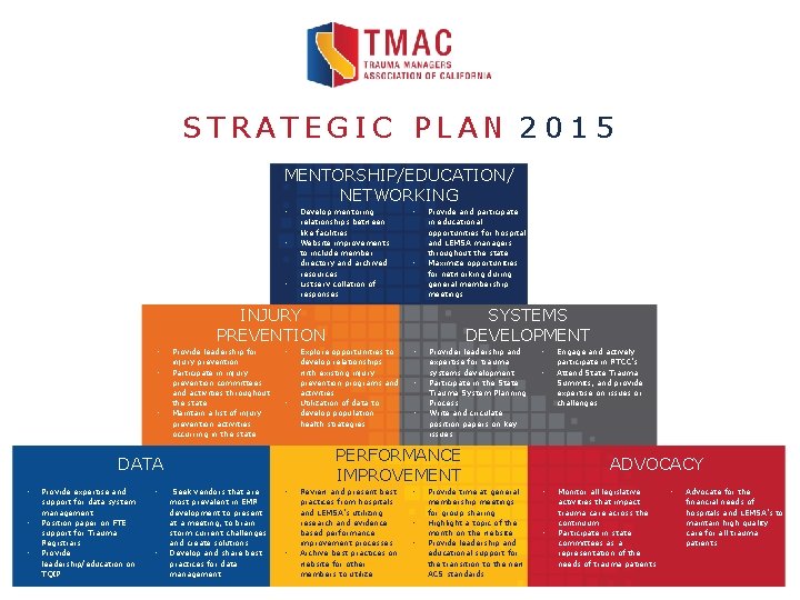 STRATEGIC PLAN 2 0 1 5 MENTORSHIPEDUCATION NETWORKING