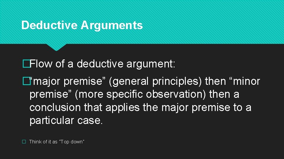 Theory Practice of Argument Week 02 Argument Types