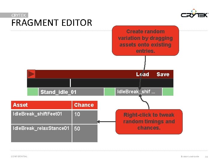 CRYTEK CRYMANNEQUIN WORKING TITLE HIGHLEVEL ANIMATION SYSTEM CONFIDENTIAL