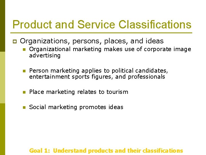 Product Services and Branding Strategy Chapter 8 Learning