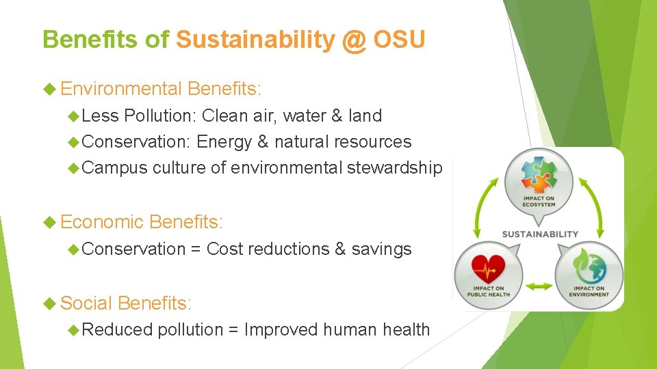 Going Green for a Brighter Orange OSU Sustainability