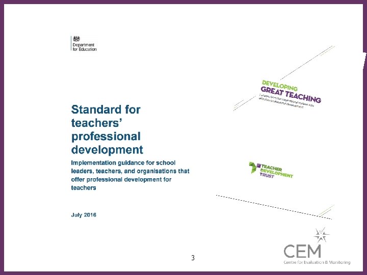 Prof Coe How can teachers learn to be