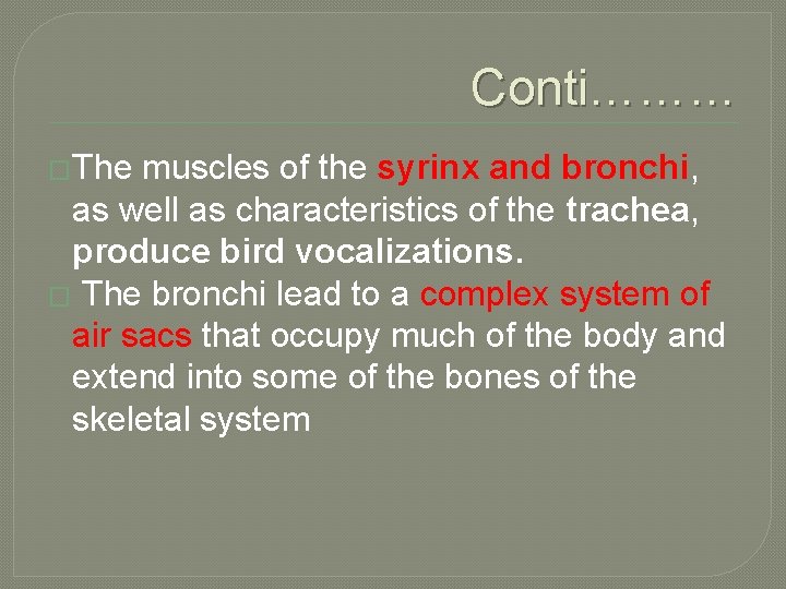 Muhammad Hashim Bszoology UOG Topic Mechanism of birds