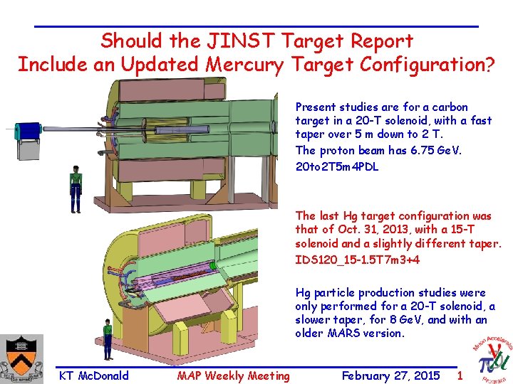 Should the JINST Target Report Include an Updated