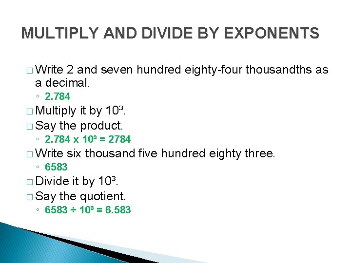 Engage NY Module 1 Lesson 5 Objective Name