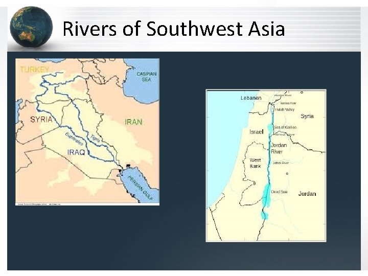 Political and Physical Geography of Southwest Asia August
