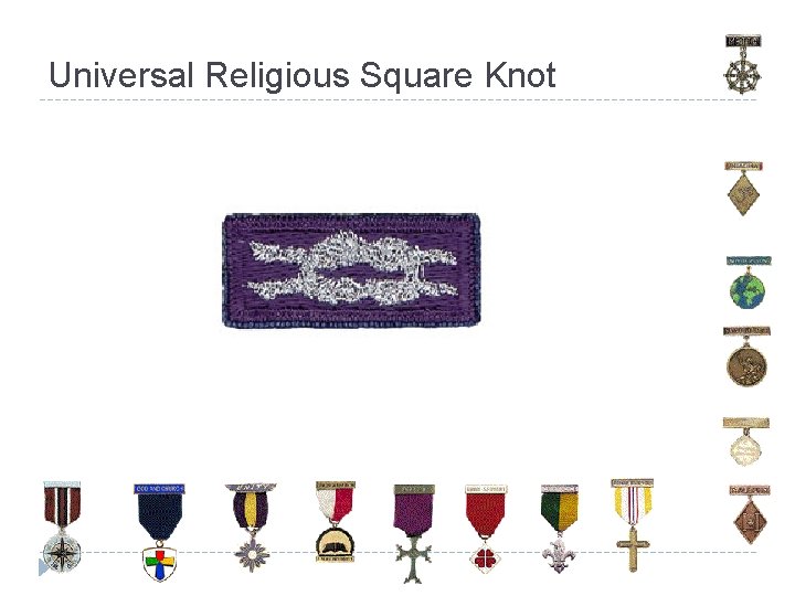 RELIGIOUS EMBLEMS What Are Religious Emblems Developed by