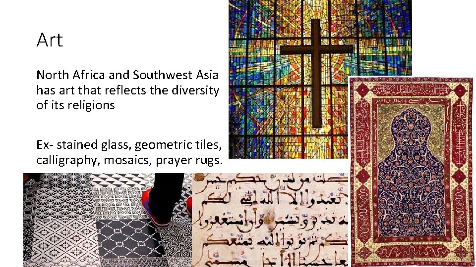 North Africa and SW Asia Cultural Characteristics Vocabulary