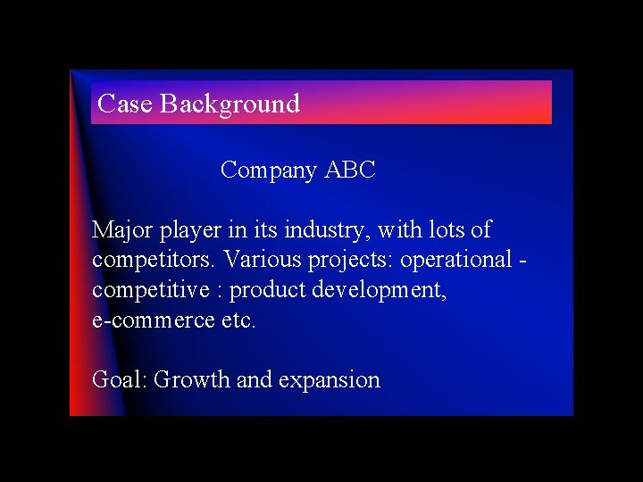 Project Management for Business Results Clala Cheng Program