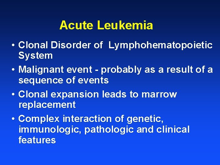 Curing Acute Lymphoblastic Leukemia in Children Without New