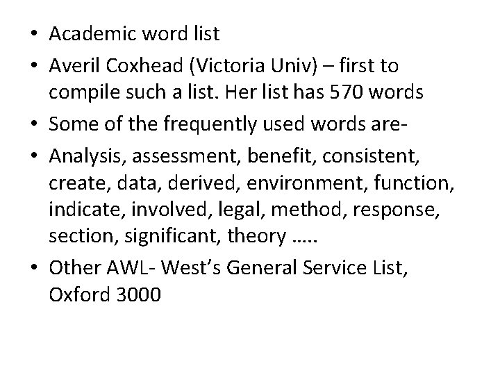 VOCABULARY AND GRAMMAR FOR ACADEMIC WRITING How to