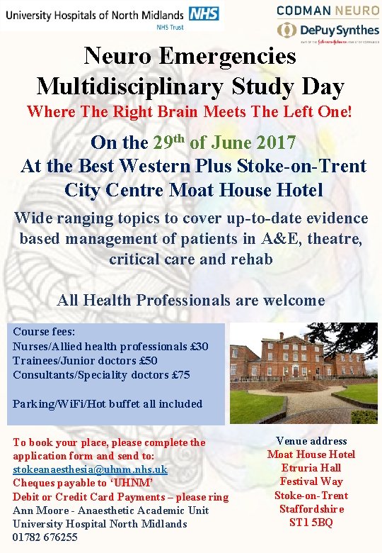 Neuro Emergencies Multidisciplinary Study Day Where The Right