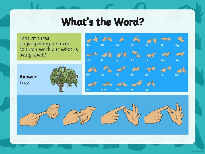 What Is Fingerspelling British Sign Language is used