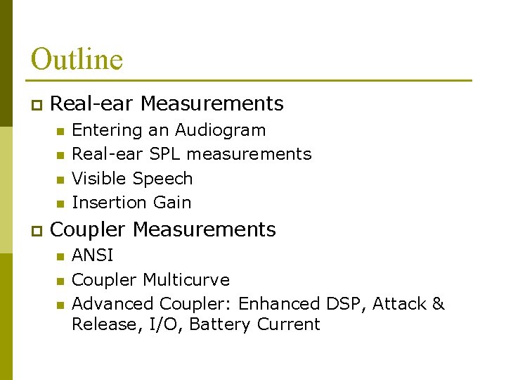 Introduction to the 7000 Hearing Aid Test System