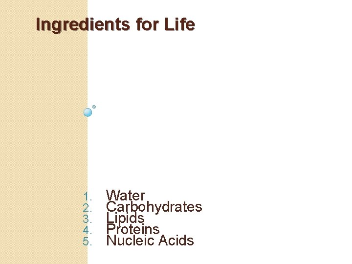 Good Morning Please sit at your lab table