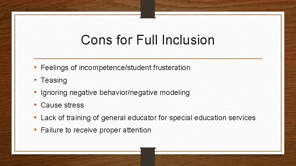 Full Inclusion Nate Robertson What is Full Inclusion