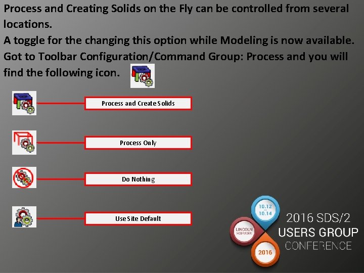 SDS2 Version 2016 13 Modeling Enhancements Presented By