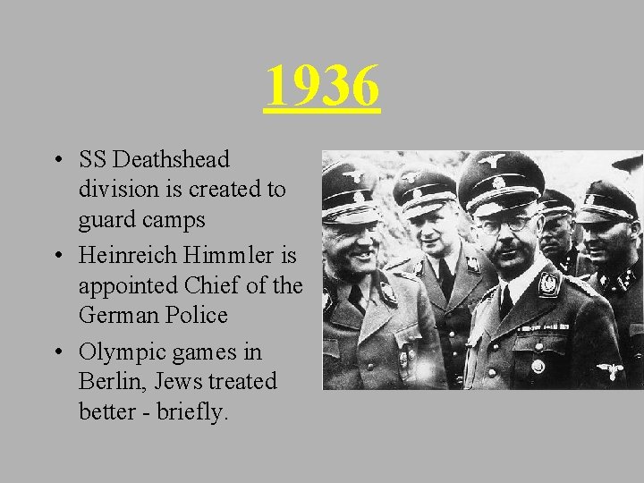 THE HOLOCAUST OBJECTIVES DEFINE THE TERMS HOLOCAUST AND