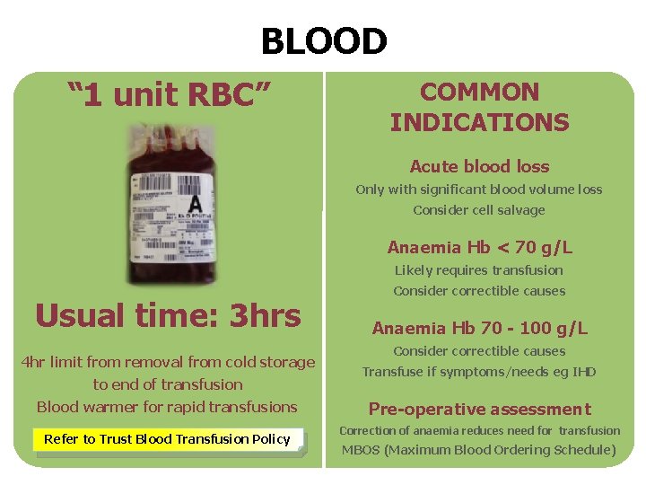 Transfusion for Medical Students Nov 2014 Requesting blood