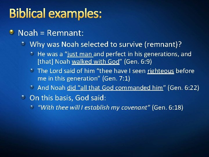 The Good News about The Remnant Willits March
