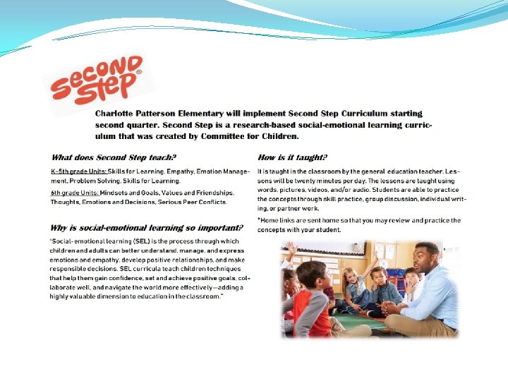 Curriculum Night 5 th Grade CTA Patterson Elementary