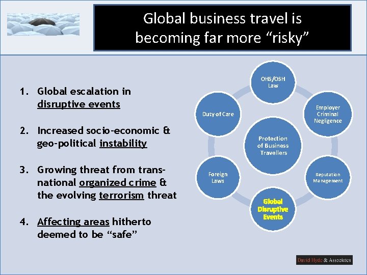 Travel Security Duty of Care RISKS and OPPORTUNITIES