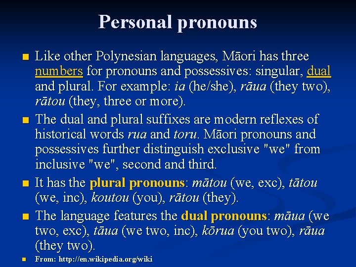 Wiki Mori language http wapedia mobien http en