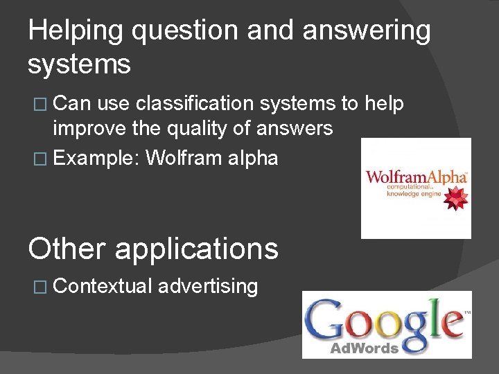 WEB PAGE Features and Algorithms CLASSIFICATION Paper by